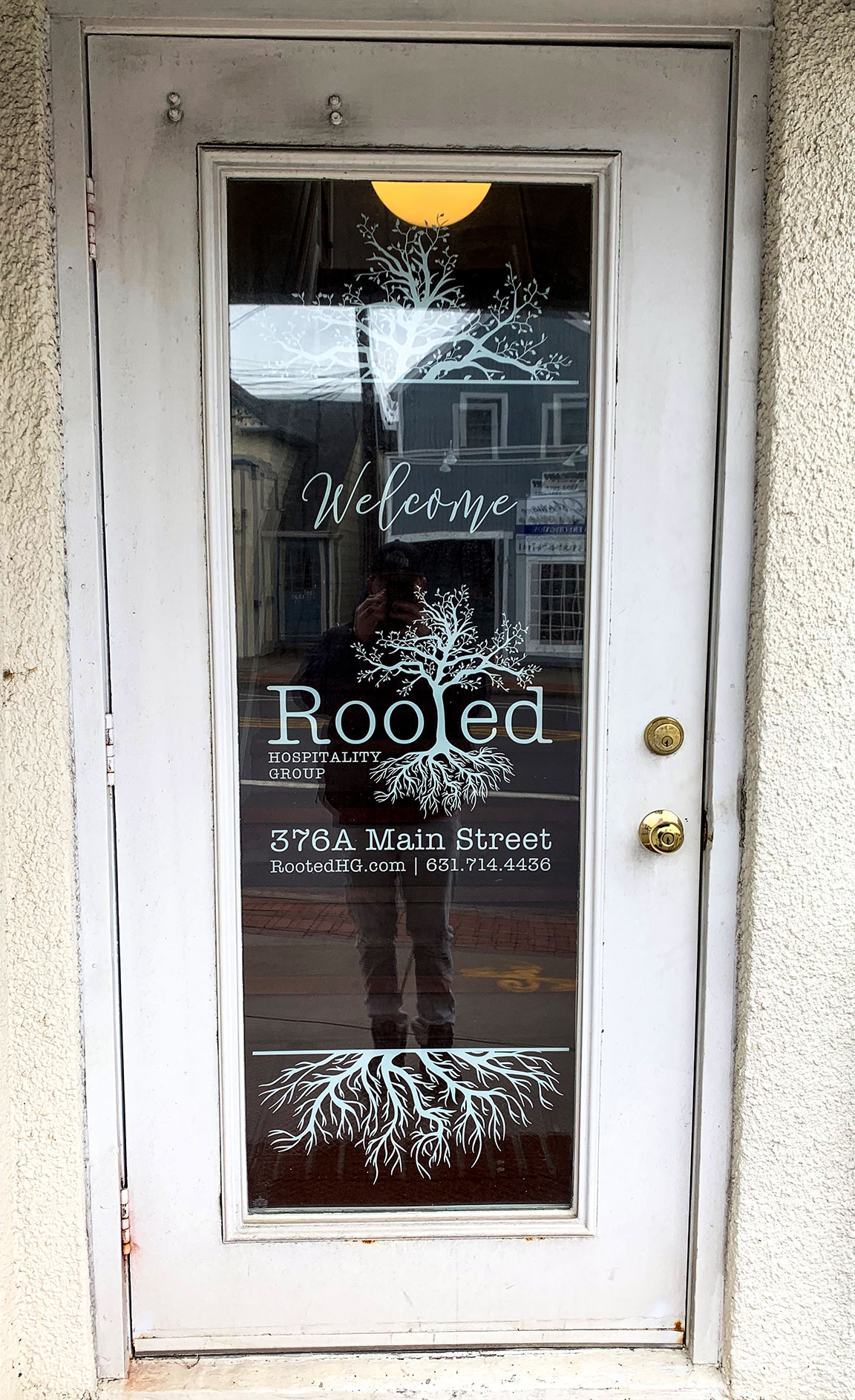 Window Lettering - East End Sign Design