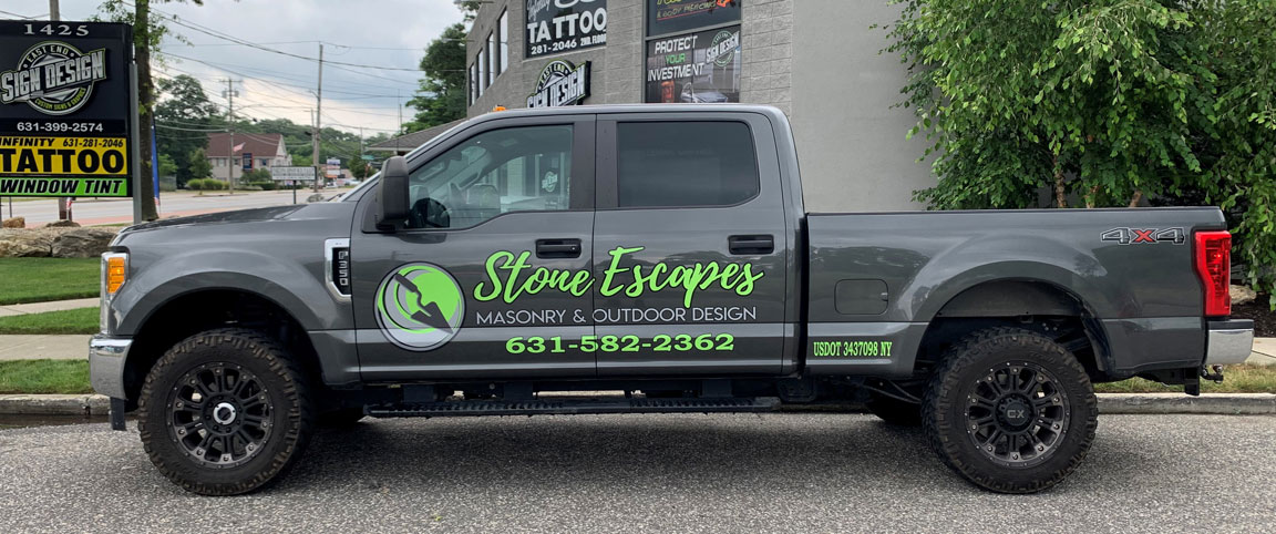 Vehicle Lettering - East End Sign Design